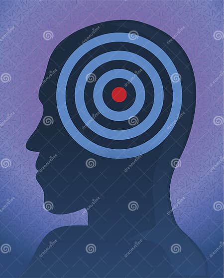 Head target stock illustration. Illustration of nature - 26527691