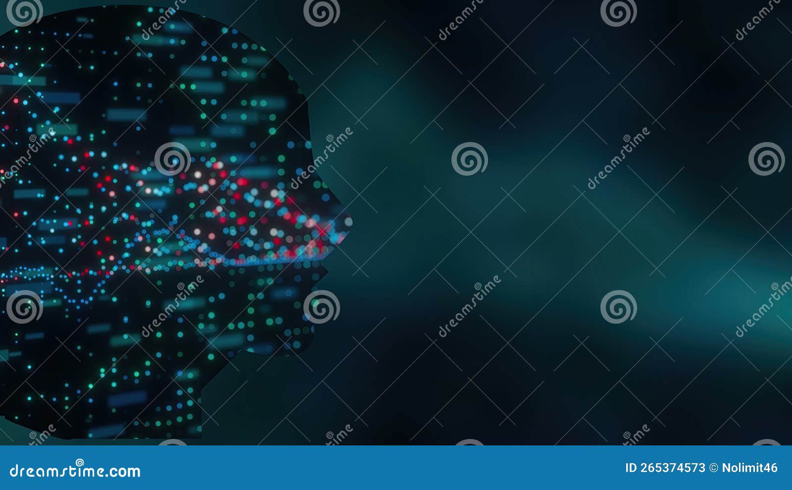 Head technology stock illustration. Illustration of digital - 265374573