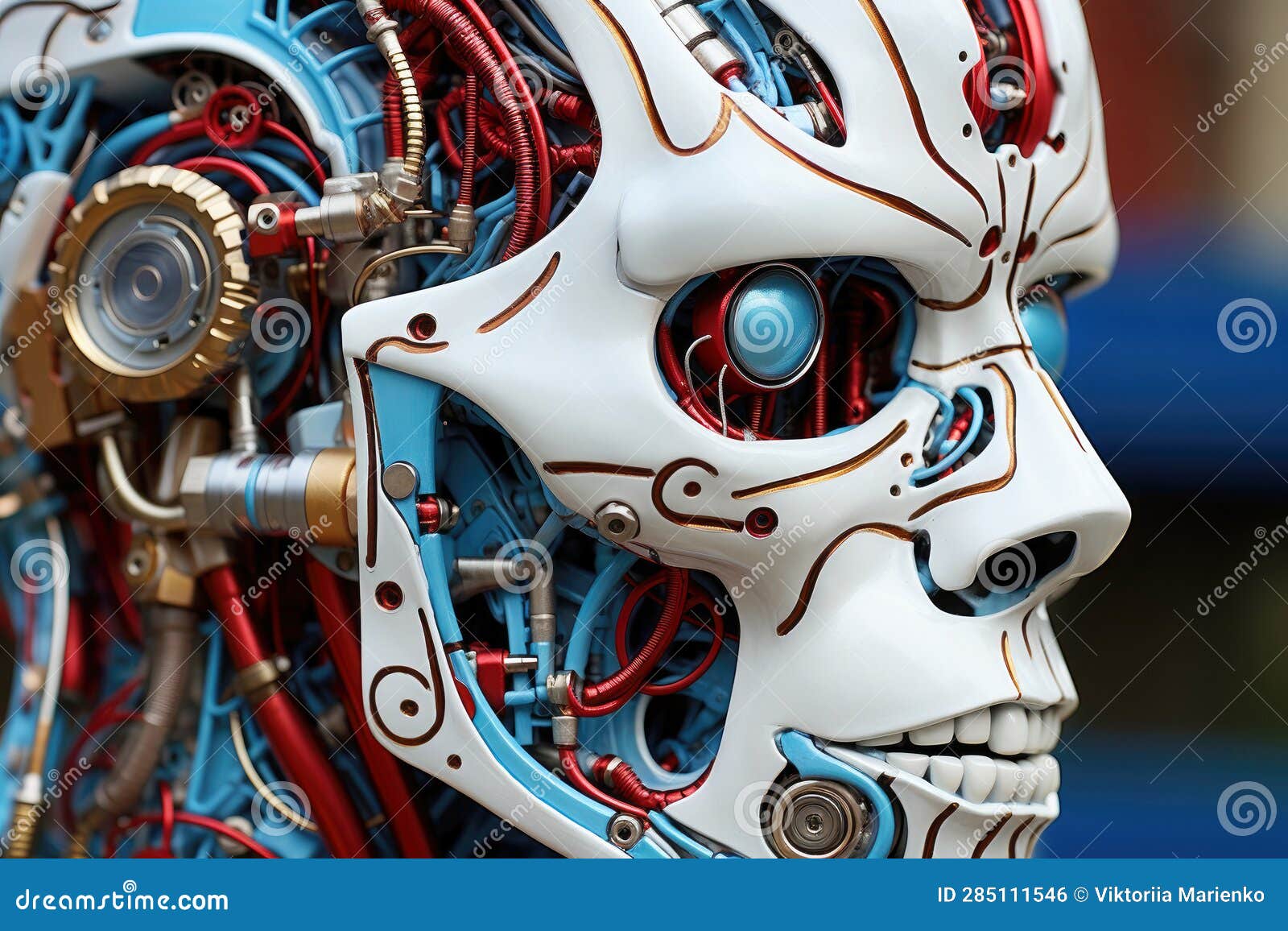 Portrait Of A Terminator Cat Wearing Combat Uniform Stock Photography ...