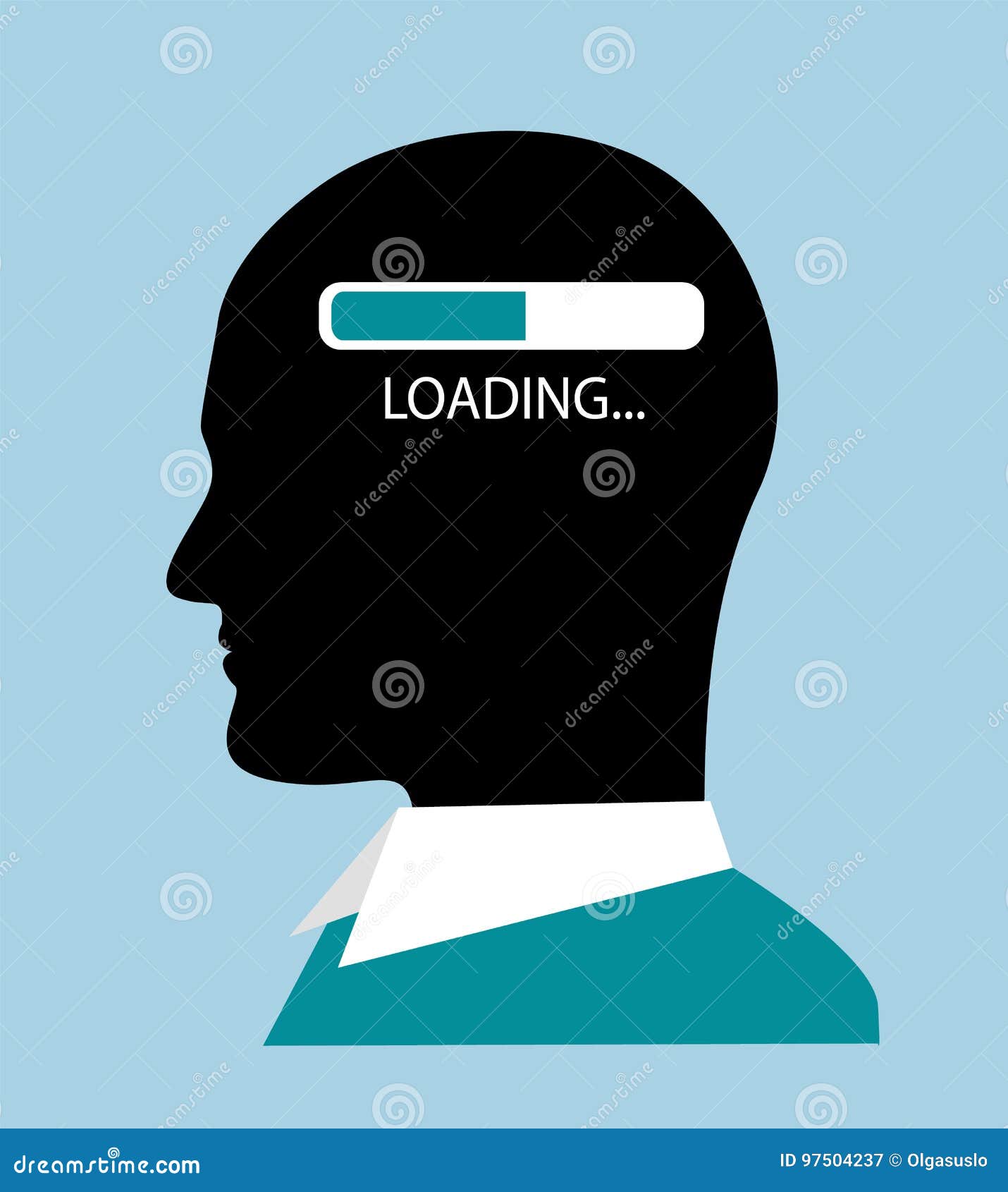 Thought Process Line Icons Collection. Contemplation, Reflection ...