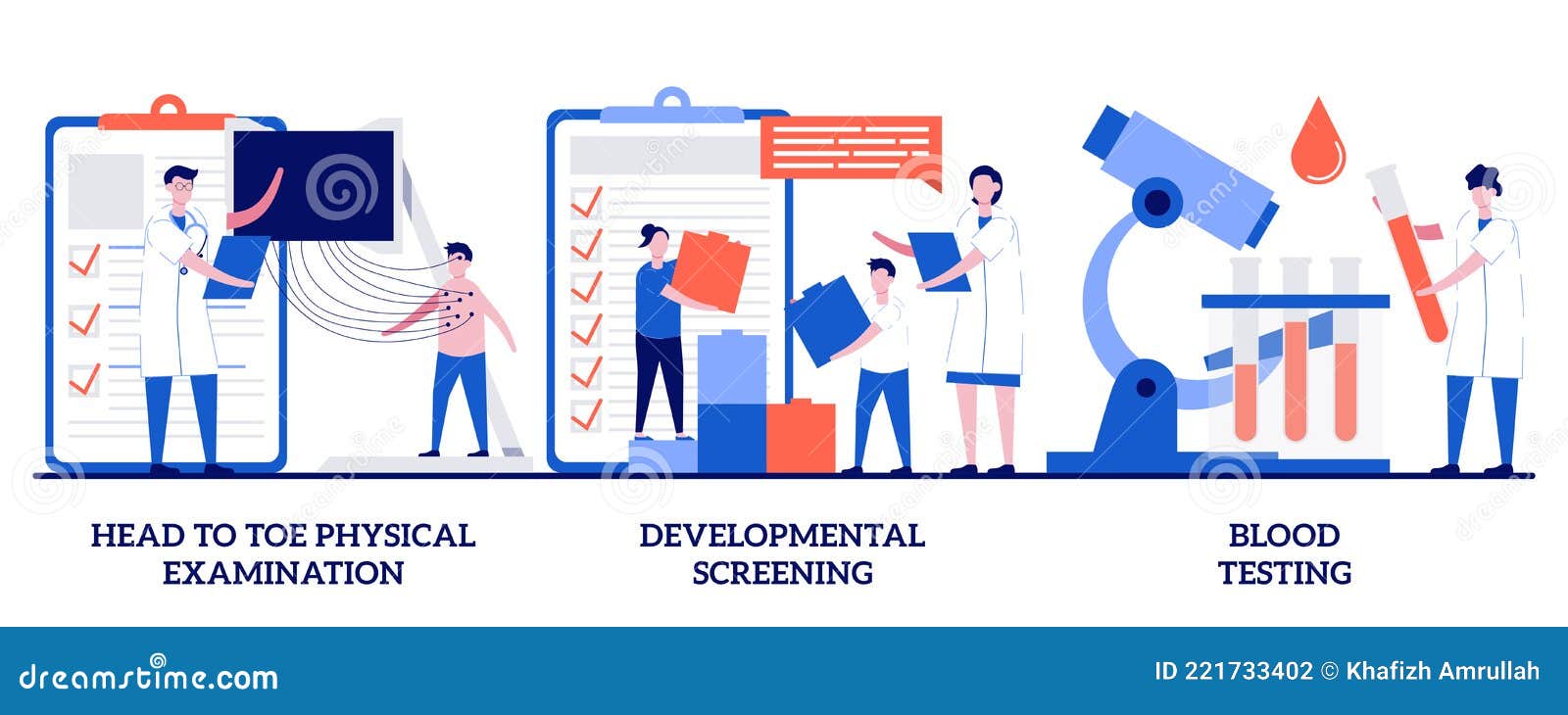 Pediatric Check-up Concept Icon Cartoon Vector | CartoonDealer.com ...