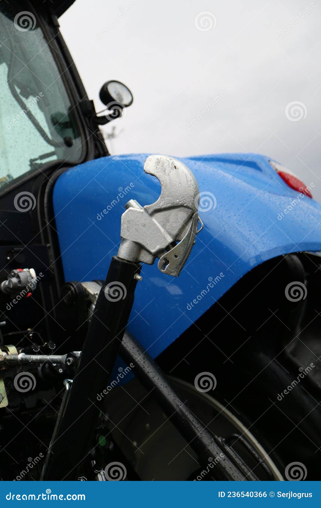 Hydraulic Coupling Unit with a Lock Stock Photo - Image of farming ...