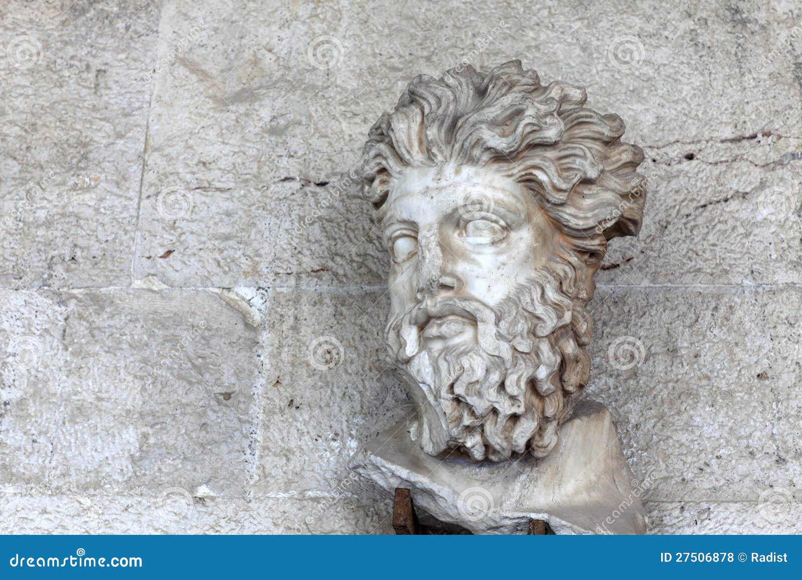 Head of a Triton stock photo. Image of greece, background - 27506878