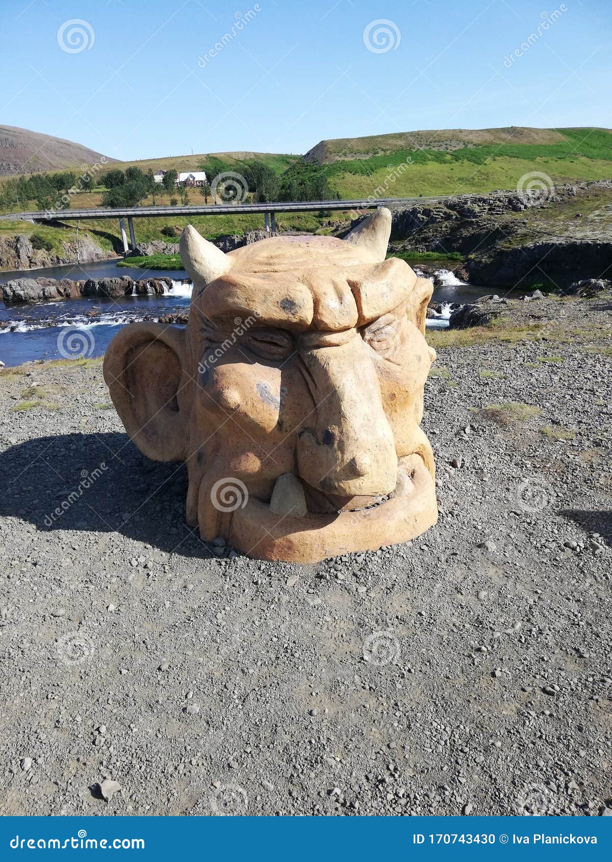 Head of troll stock photo. Image of witch, iceland, devil - 170743430