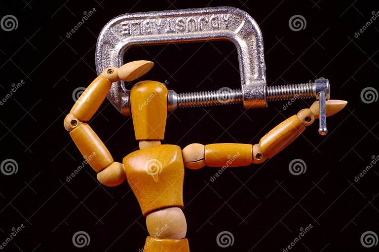 Head in a Vice stock image. Image of tension, conceptual - 151835