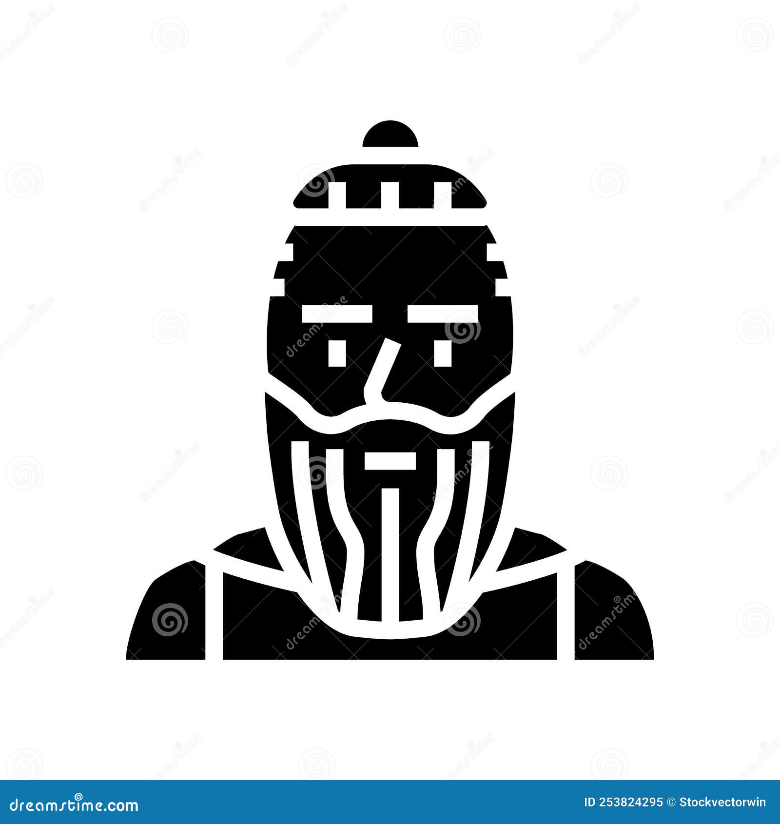 Head Viking Medieval Glyph Icon Vector Illustration Stock Vector ... Head Viking Medieval Glyph Icon Vector Illustration Stock Vector ...