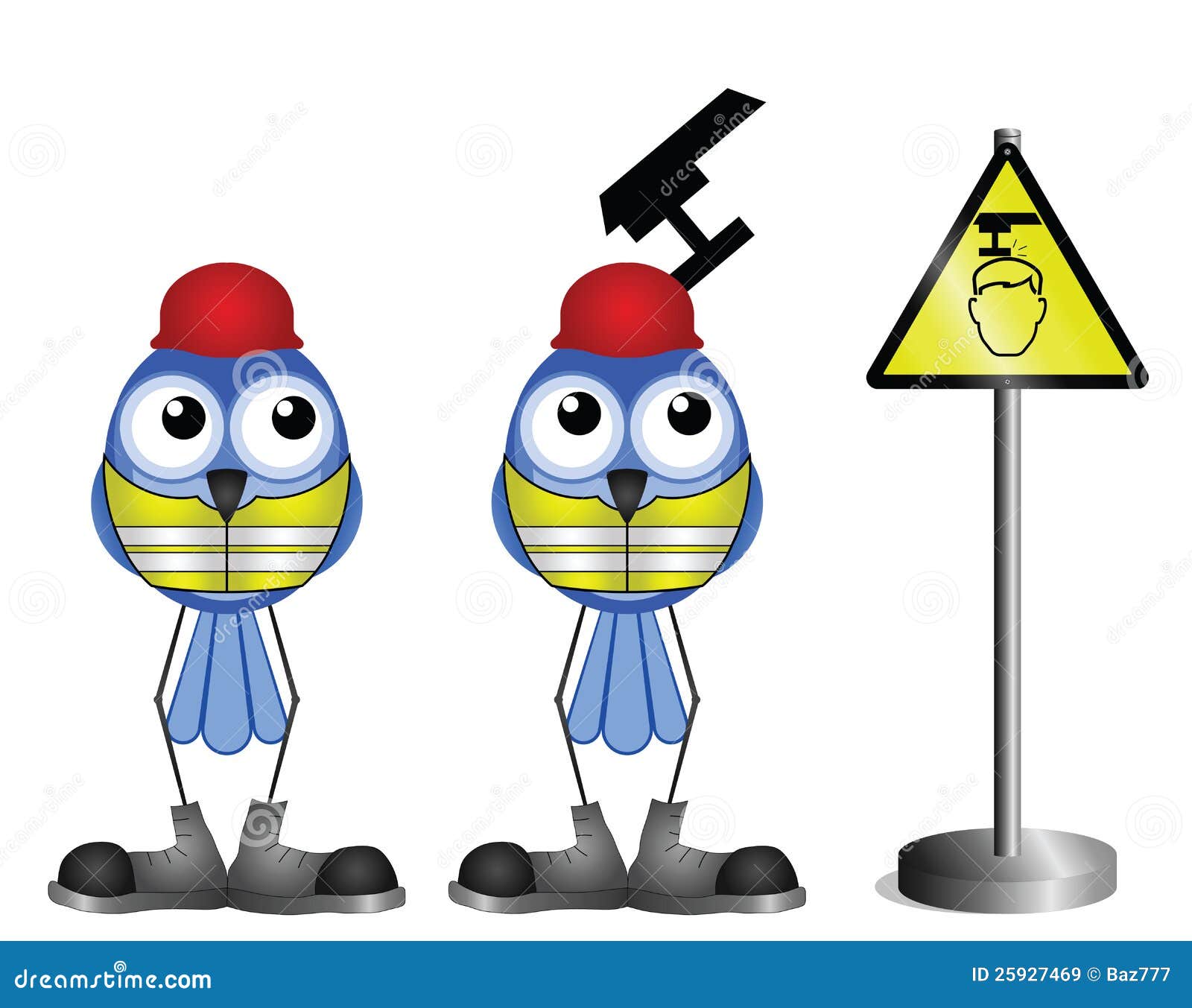 Head warning sign stock vector. Illustration of health - 25927469