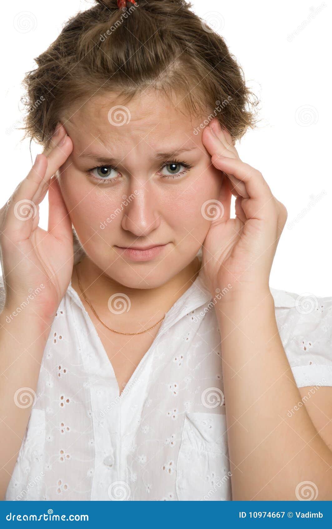 Headache stock image. Image of beautiful, emotion, macro - 10974667