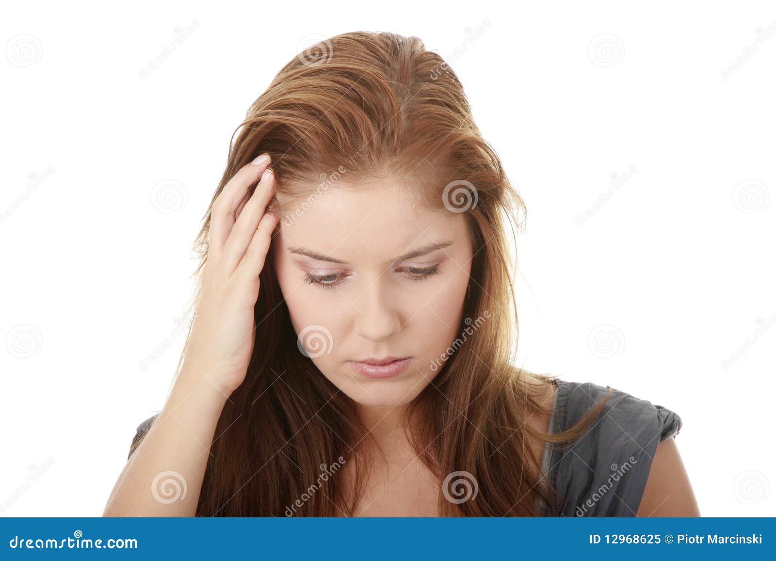 Headache stock image. Image of adult, hold, caucasian - 12968625