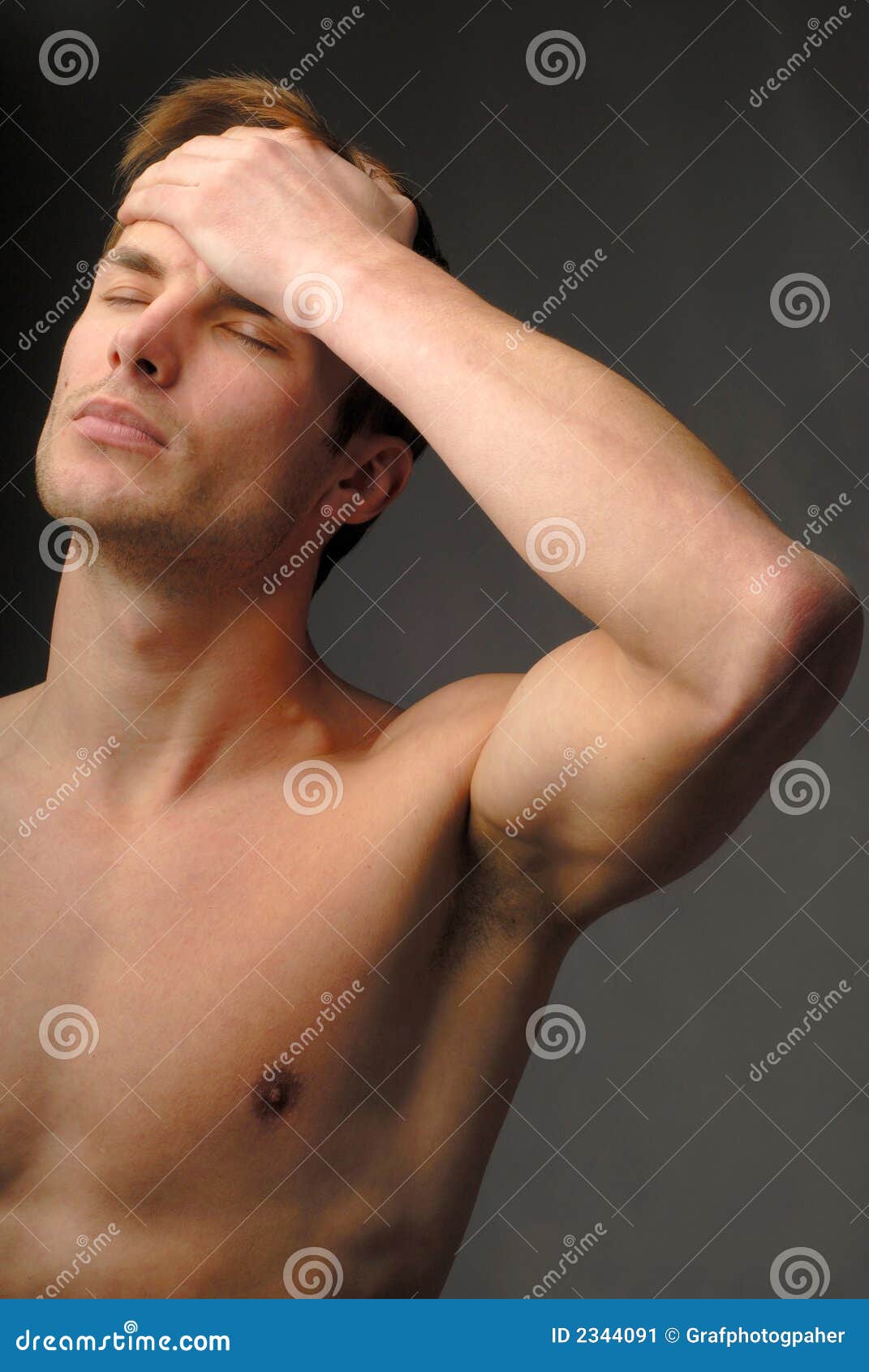 Headache stock image. Image of illness, people, distraught - 2344091