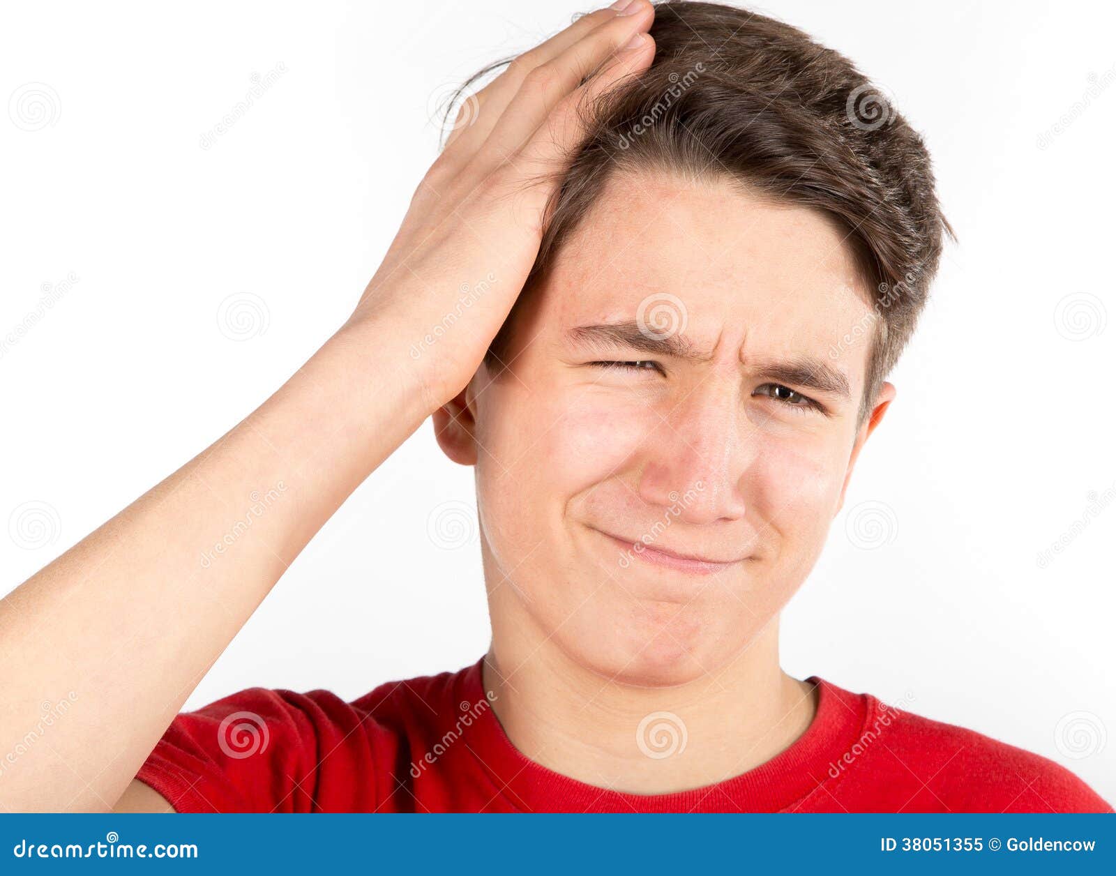 Headache stock image. Image of headache, attention, wounded - 38051355