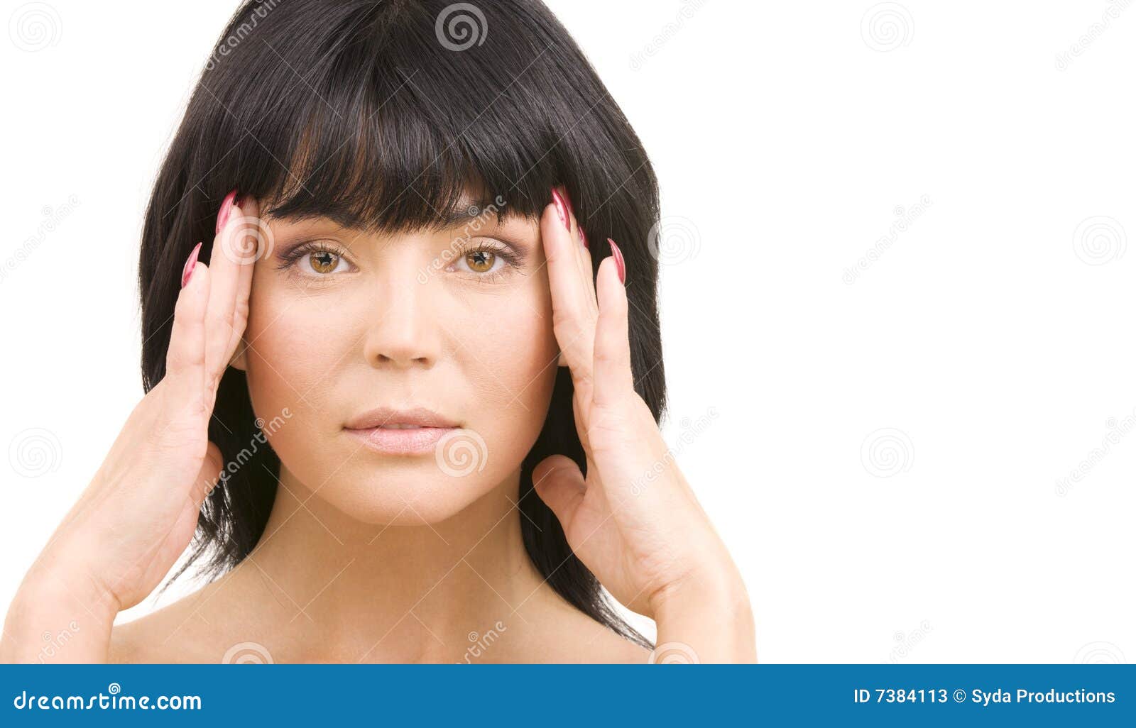 Headache stock image. Image of attractive, living, headache - 7384113