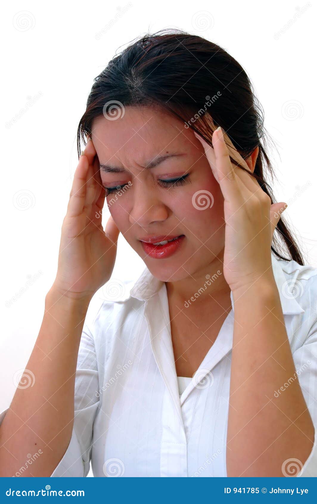 Headache stock image. Image of sick, medication, woman - 941785