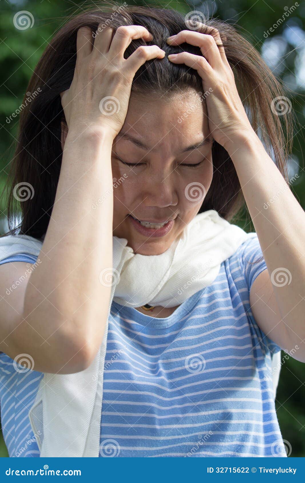 Headache stock photo. Image of migraine, health, depressed - 32715622