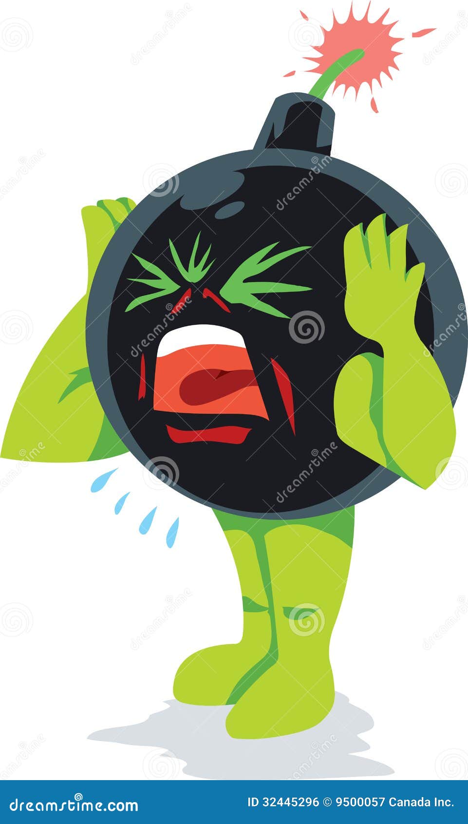 Headache Bomb stock vector. Illustration of cannon, ball - 32445296
