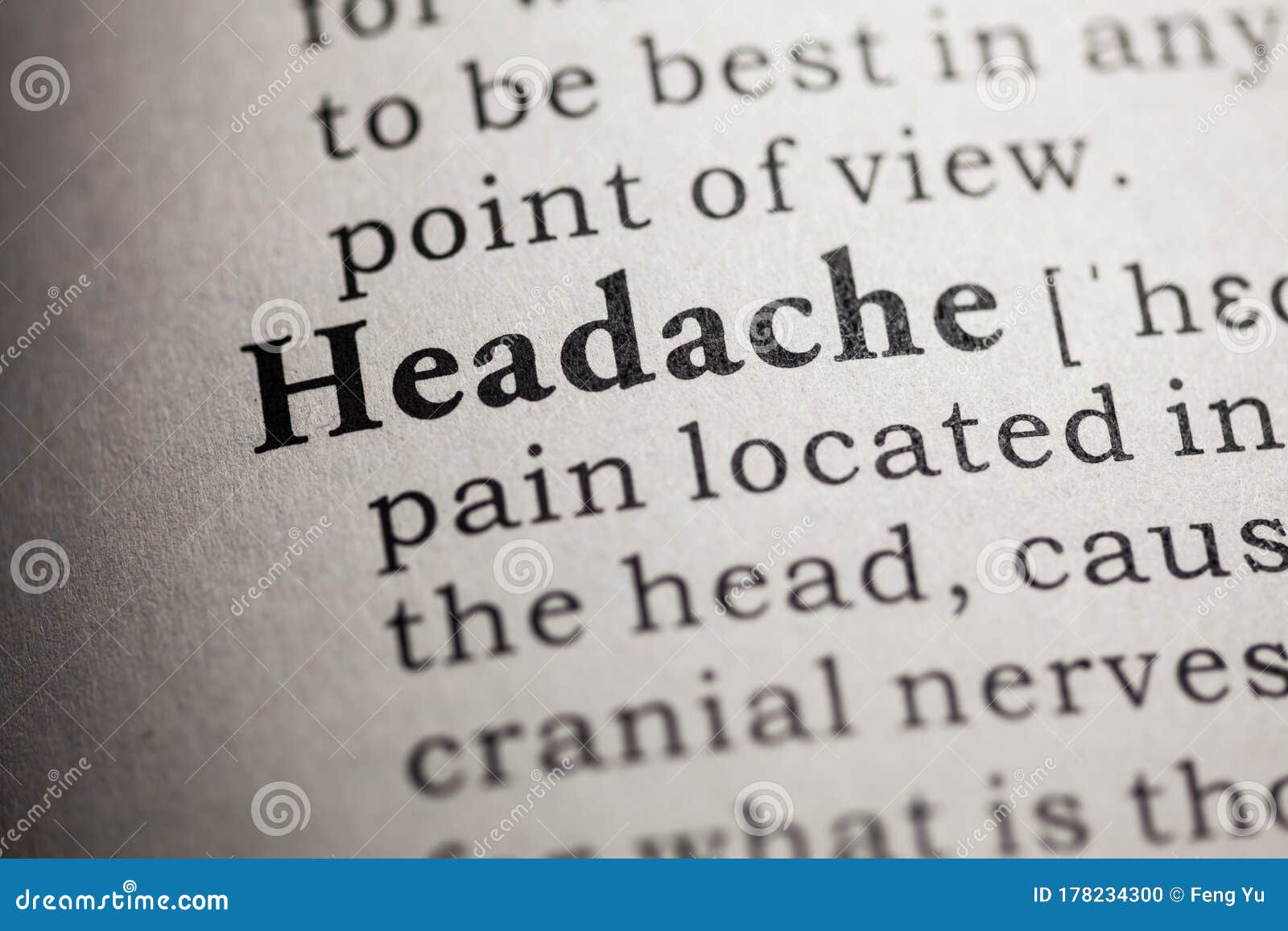 Headache stock photo. Image of healthcare, printing - 178234300