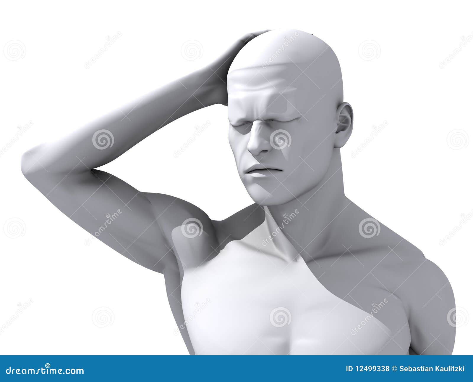 Headache/migraine Illustration Stock Illustration - Illustration of ...