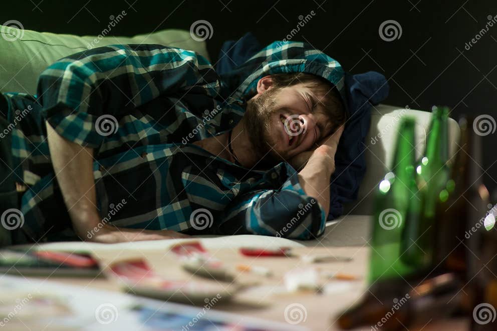 Headache after party stock photo. Image of narcotic, culture - 53215926