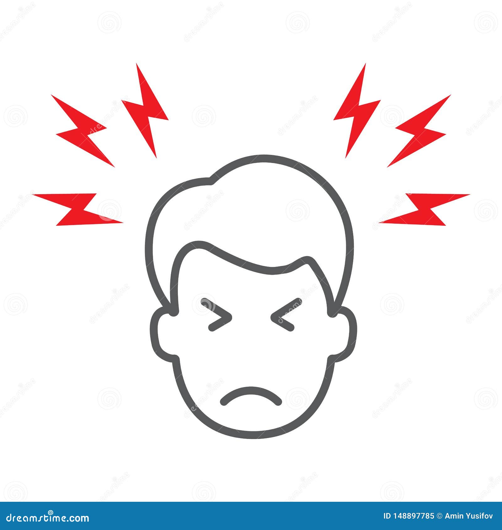 Pain In The Head, Brain And Synapses, Cognitive Problems, Mental ...