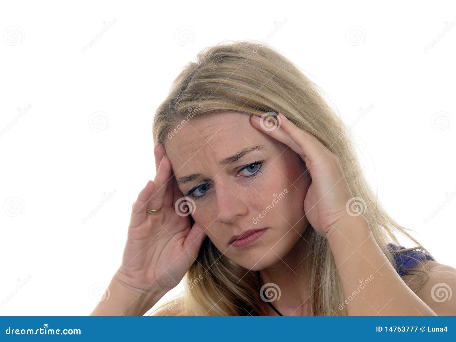 Headaches stock image. Image of fatigue, achiness, sick - 14763777