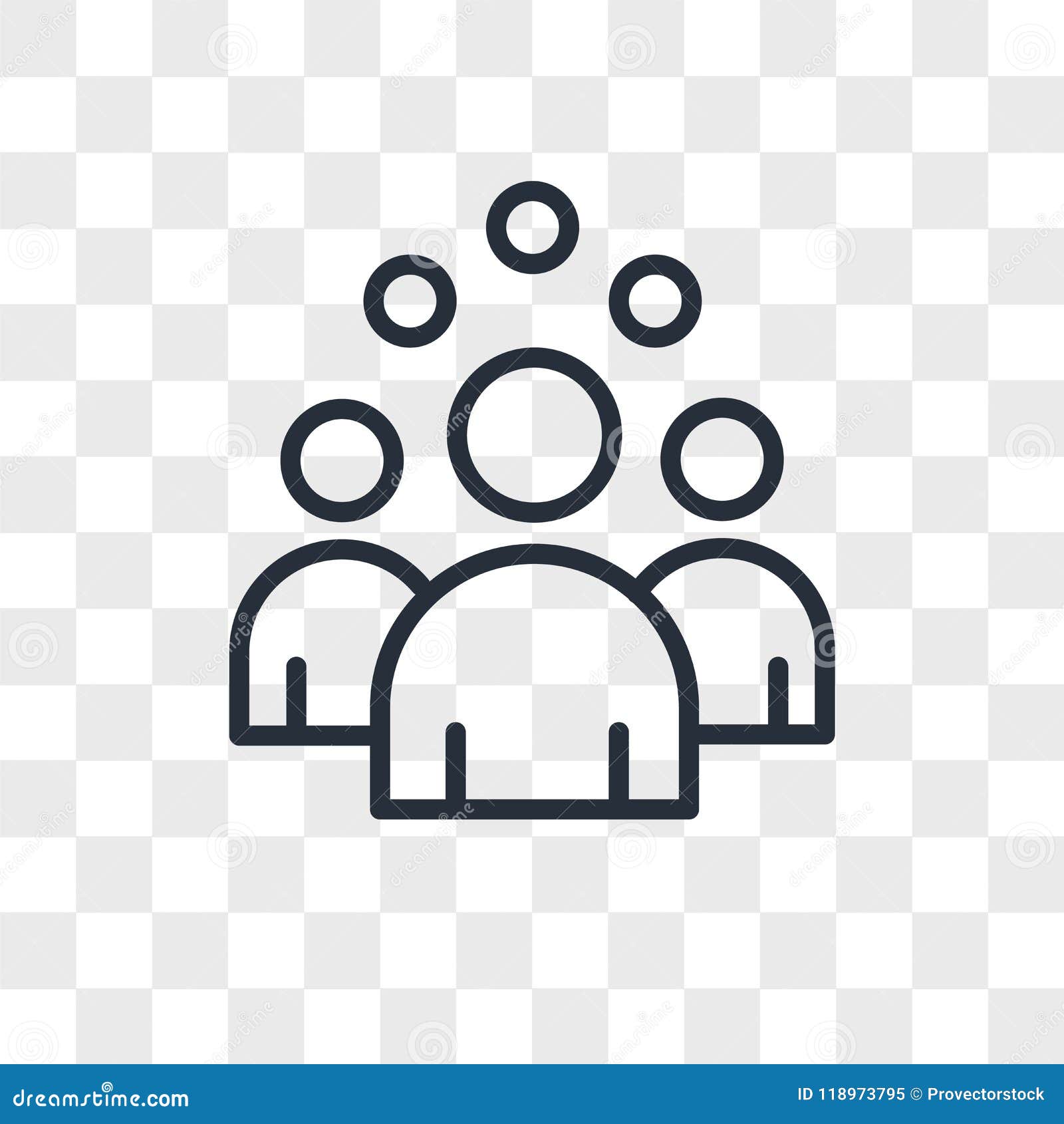 Headcount Vector Icon Isolated on Transparent Background, Headcount ...