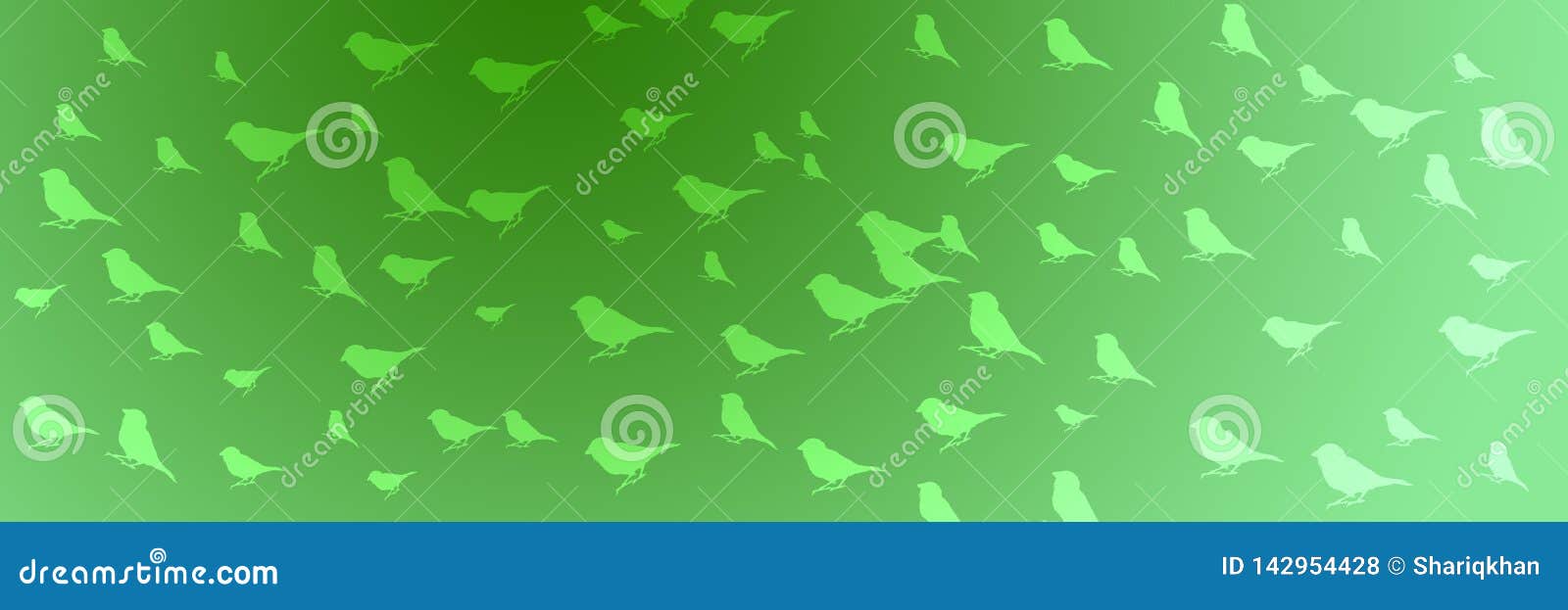Header Background Birds House Sparrows Stock Illustration ...