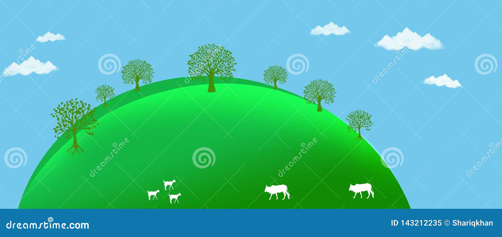 Nature Environment Eco System Green Earth Header Background Stock ...