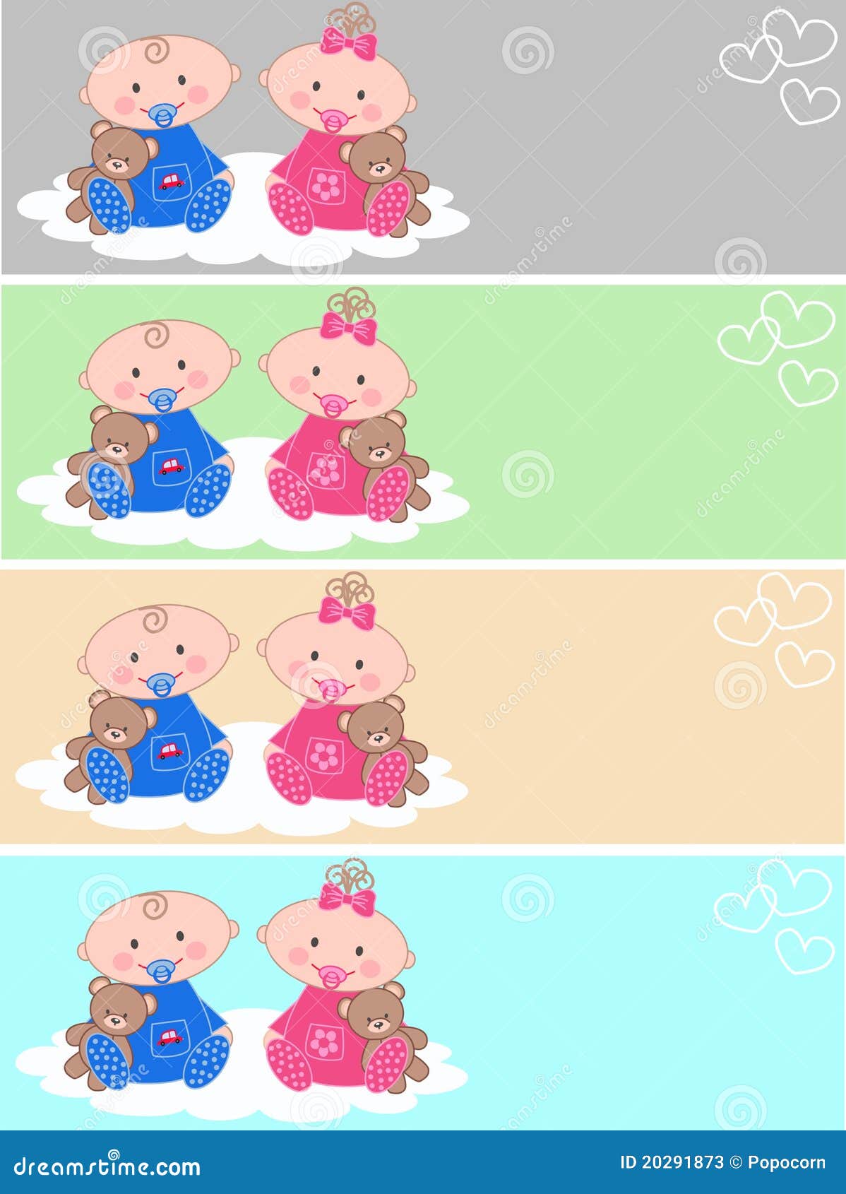 Header or banner stock illustration. Illustration of boys - 20291873