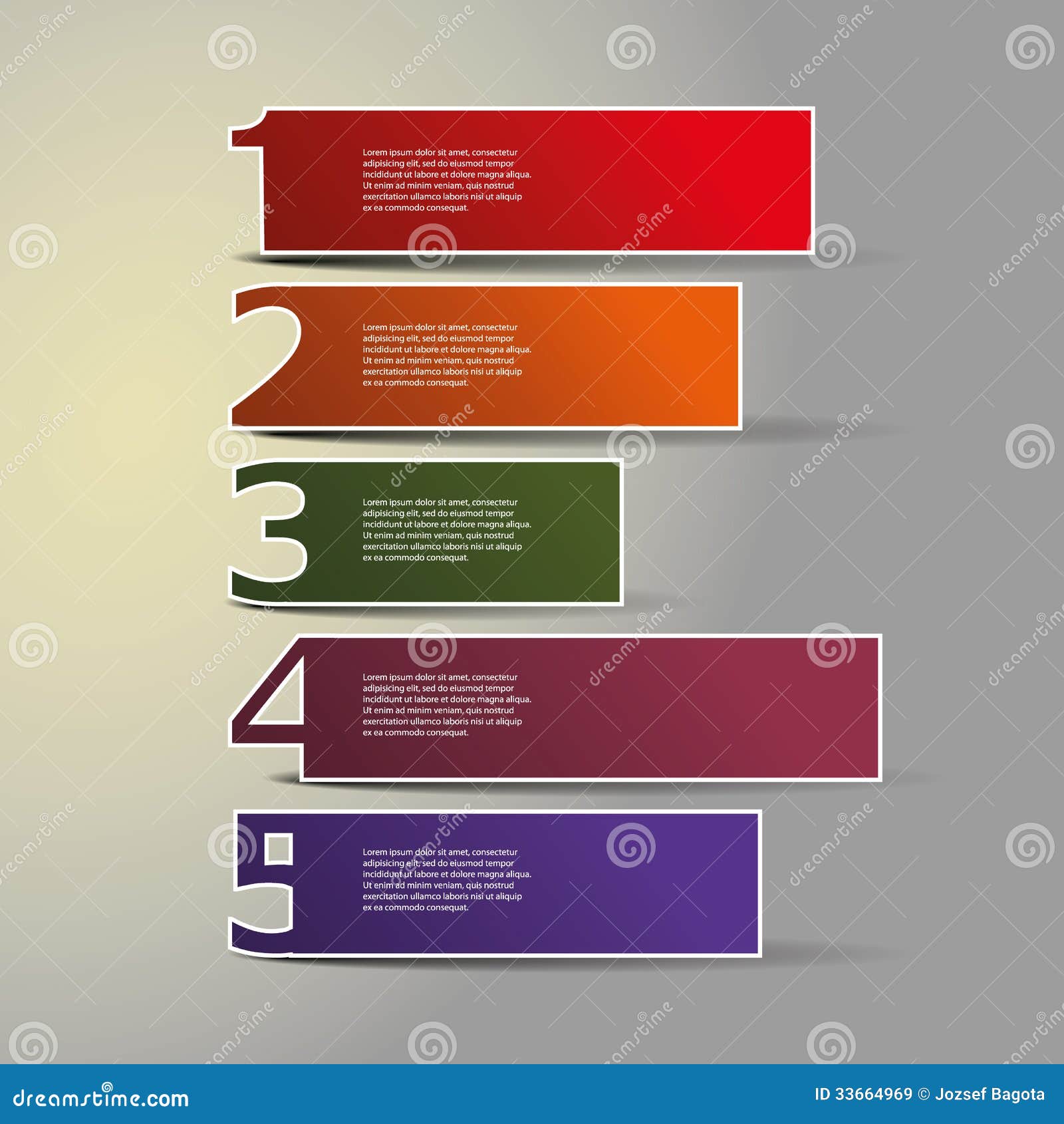 Header or Banner Design - Numbers Stock Vector - Illustration of label ...