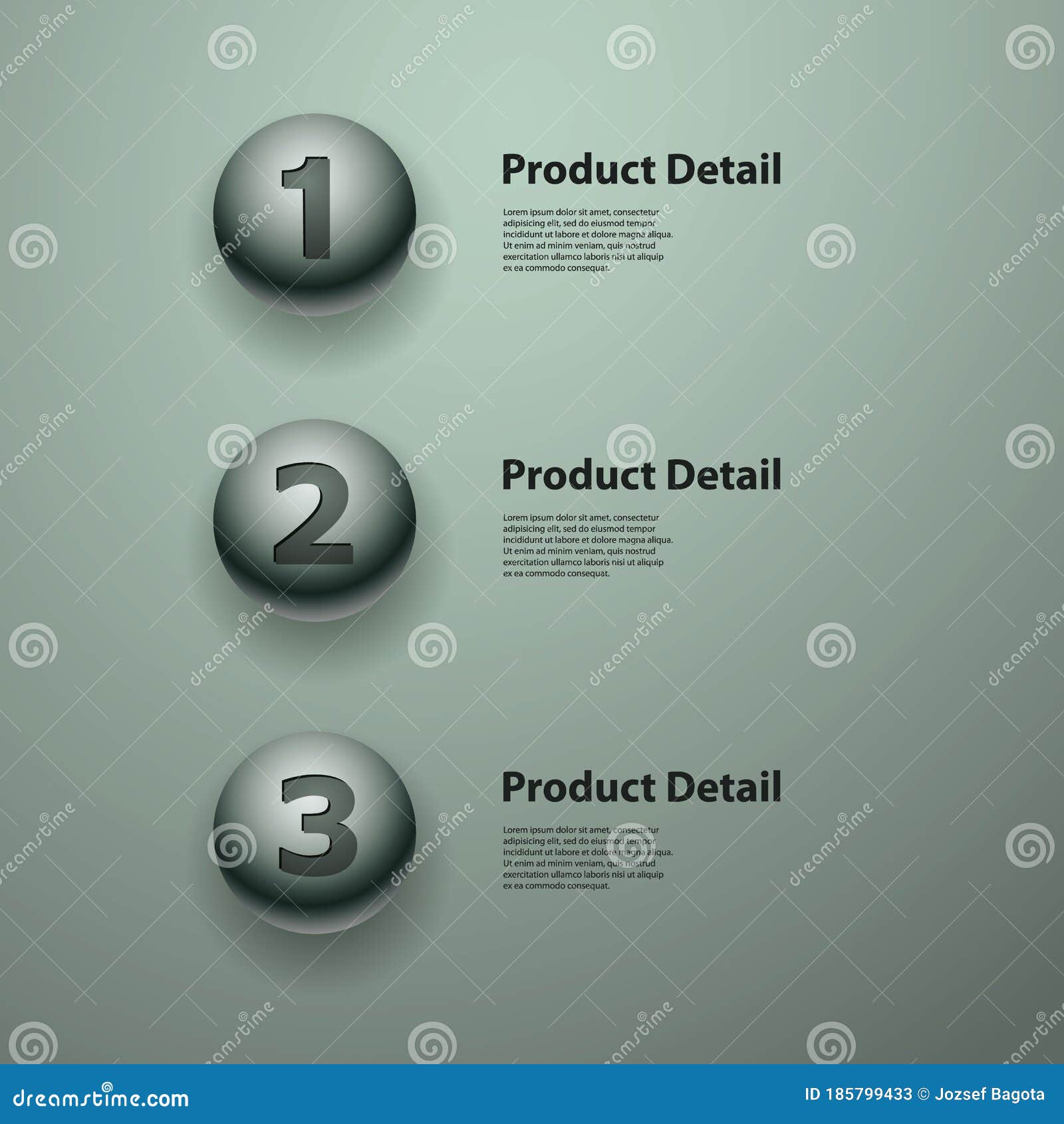 Header or Banner Design - Numbers Stock Vector - Illustration of ...