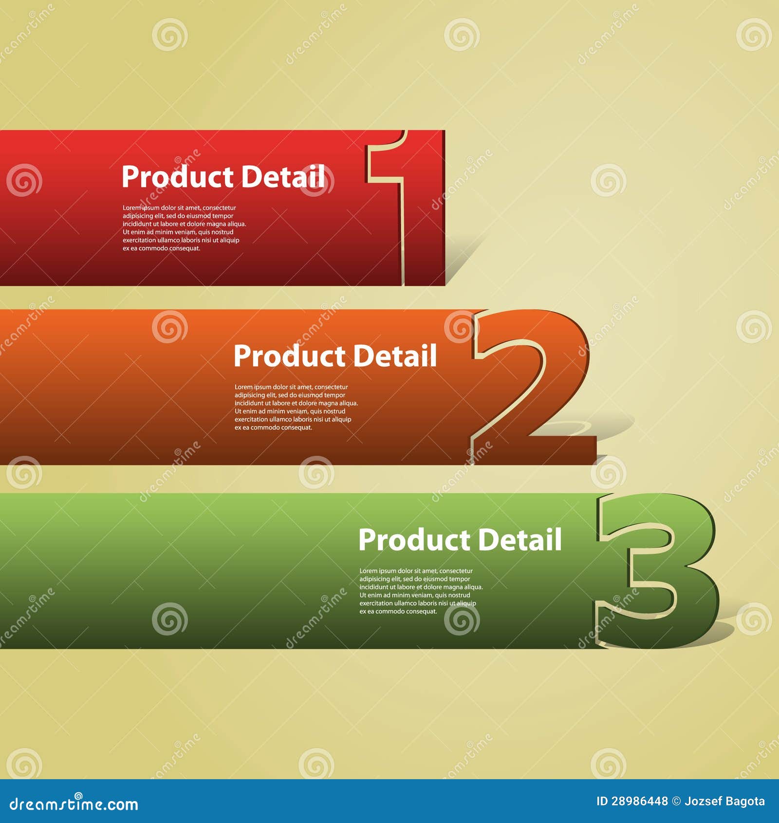 Header or Banner Designs - Numbers Stock Vector - Illustration of ...