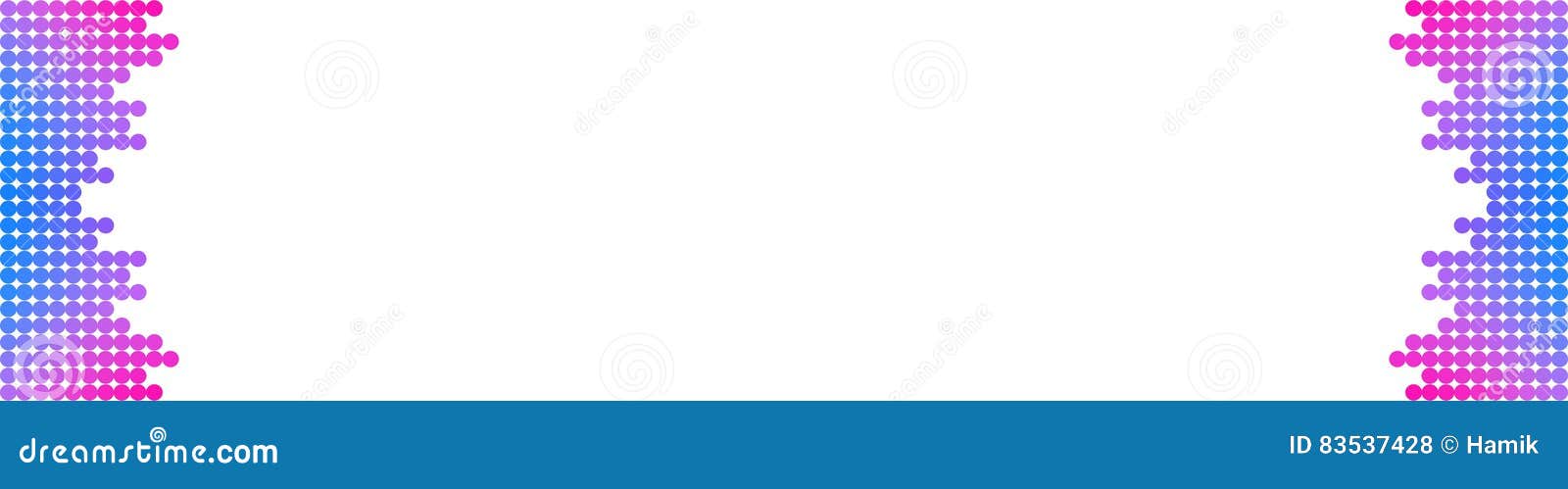 Header Banner with Dots Design Stock Illustration - Illustration of ...