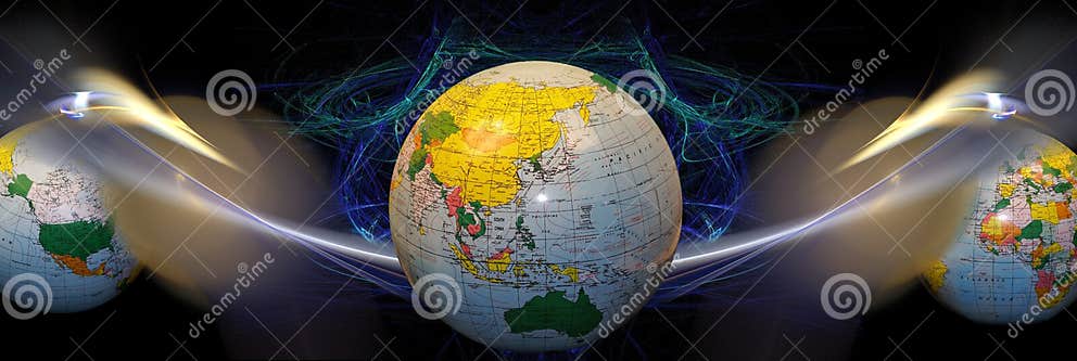 Header / Banner:International Connections Stock Illustration ...
