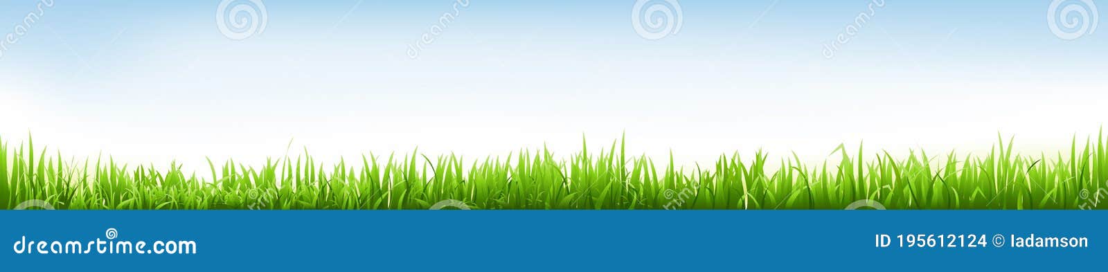 Header with Grass stock vector. Illustration of curve - 195612124