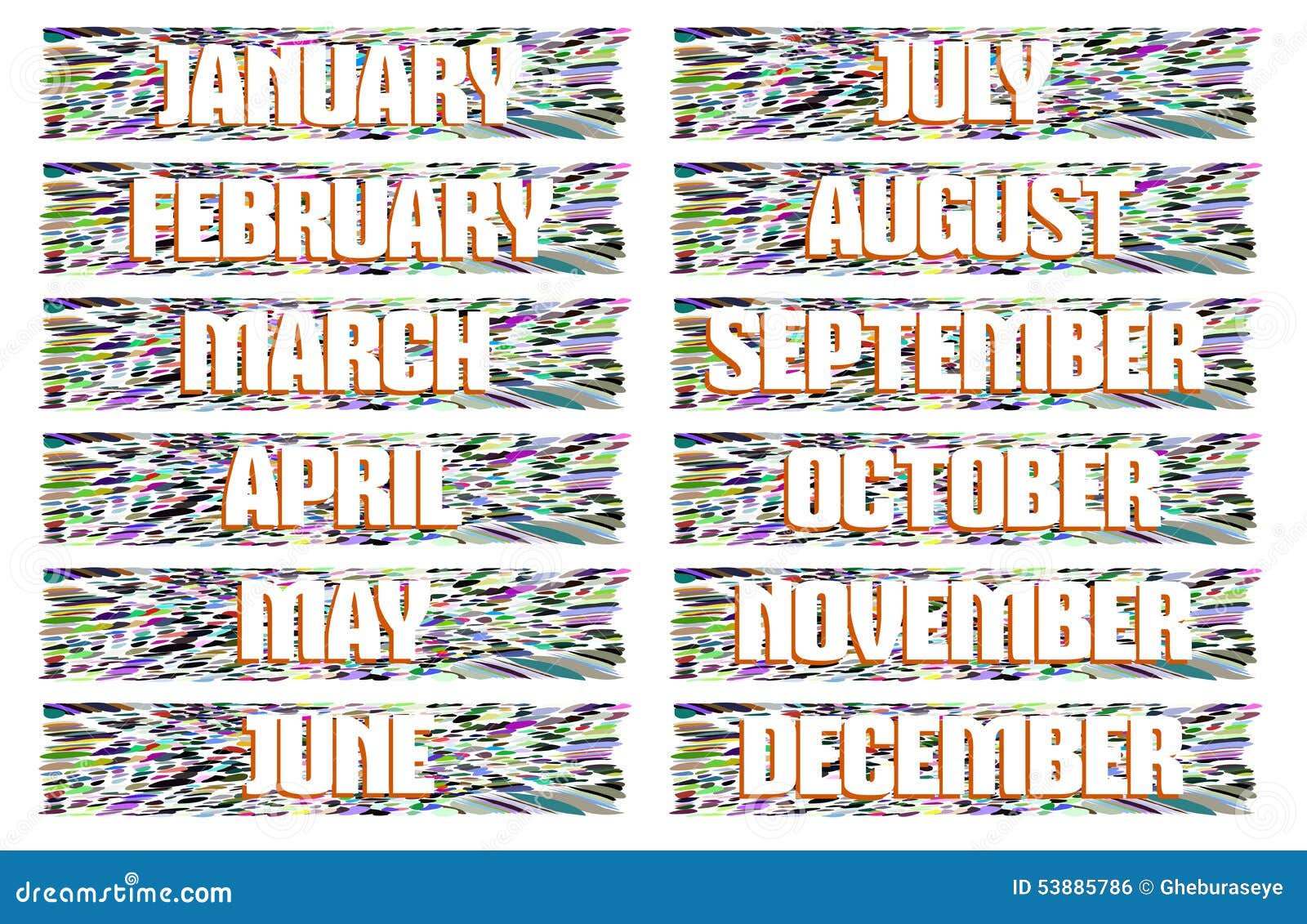 May Calendar Heading