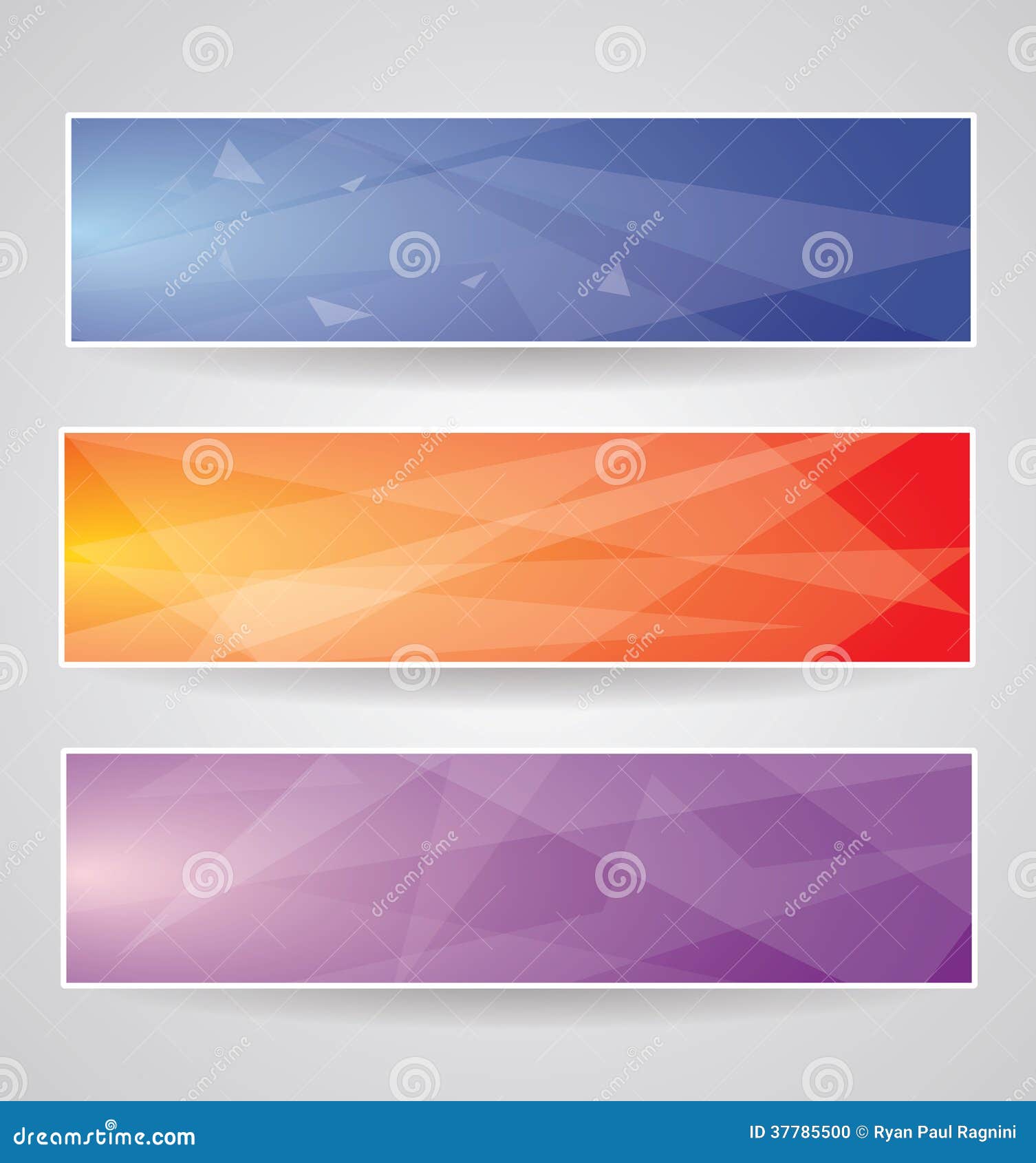Header set 4 stock vector. Illustration of banner, texture - 37785500