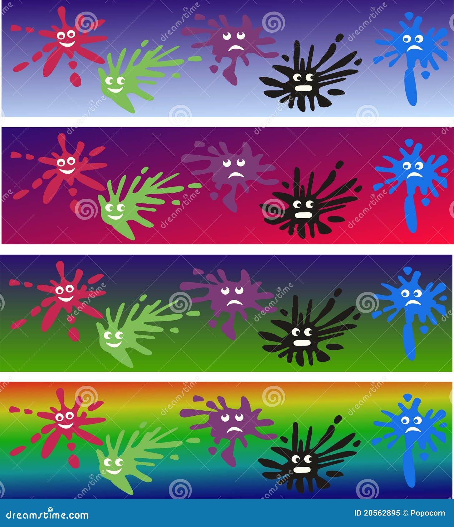 Headers stock vector. Illustration of backdrop, graphics - 20562895