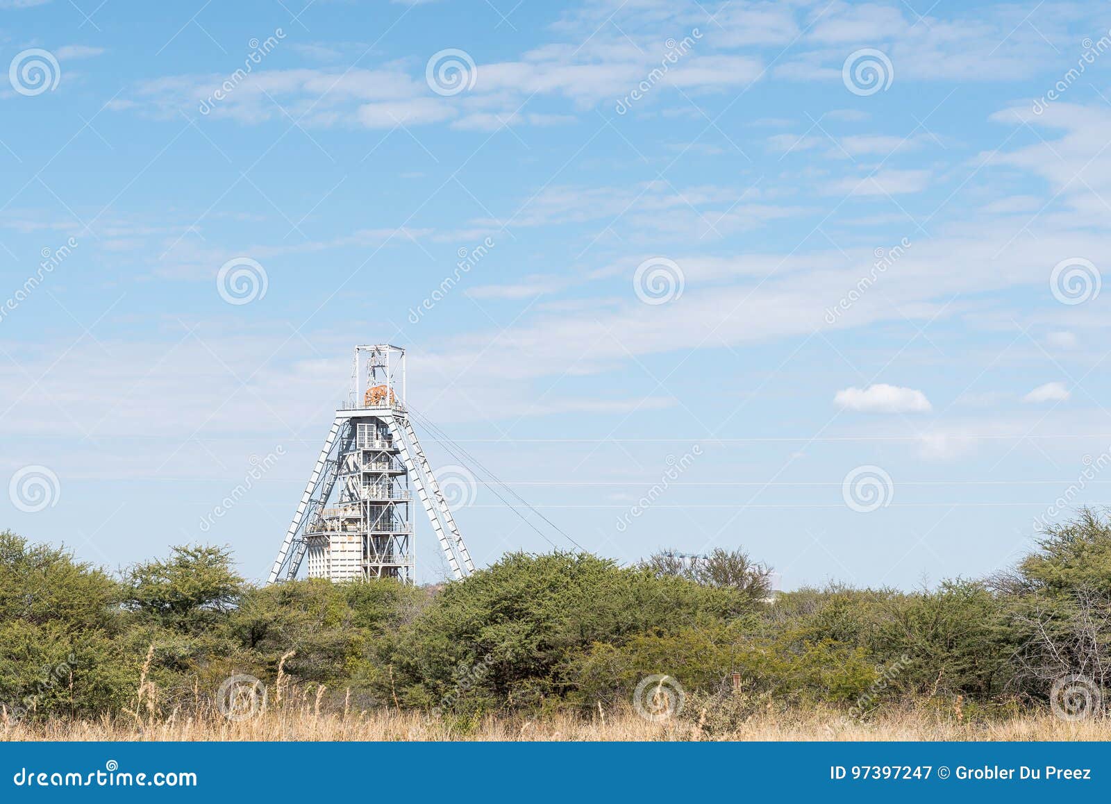 Headframe at the Copper Mine at Kombat Editorial Photography - Image of ...