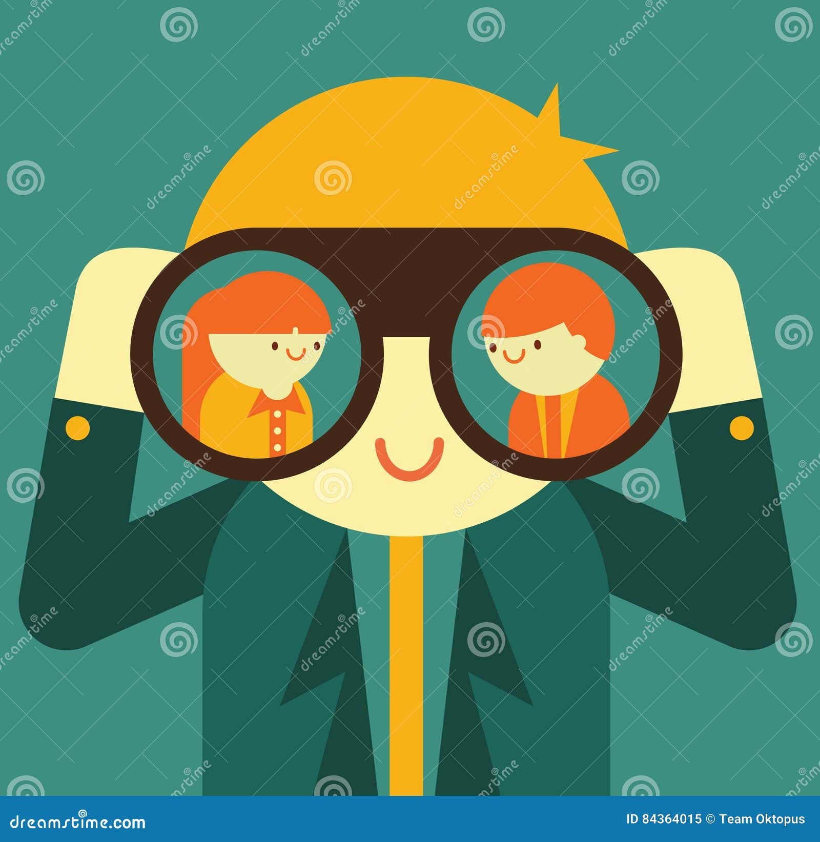 Headhunter ilustración del vector. Ilustración de elegir - 84364015