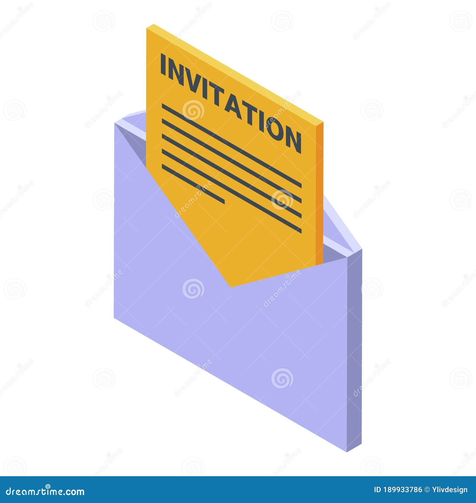 Invitation Icon Vector Sign And Symbol Isolated On White Background ...