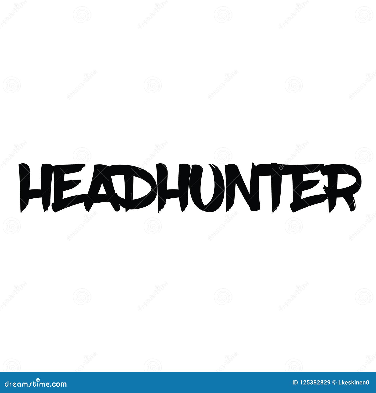Headhunter rubber stamp stock vector. Illustration of sticker - 125382829
