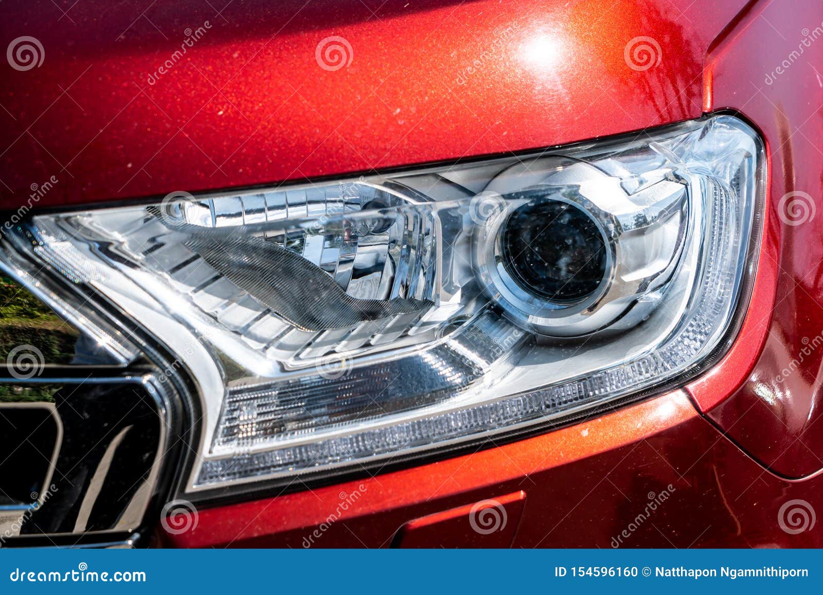 Heading light lamp of car stock photo. Image of background - 154596160
