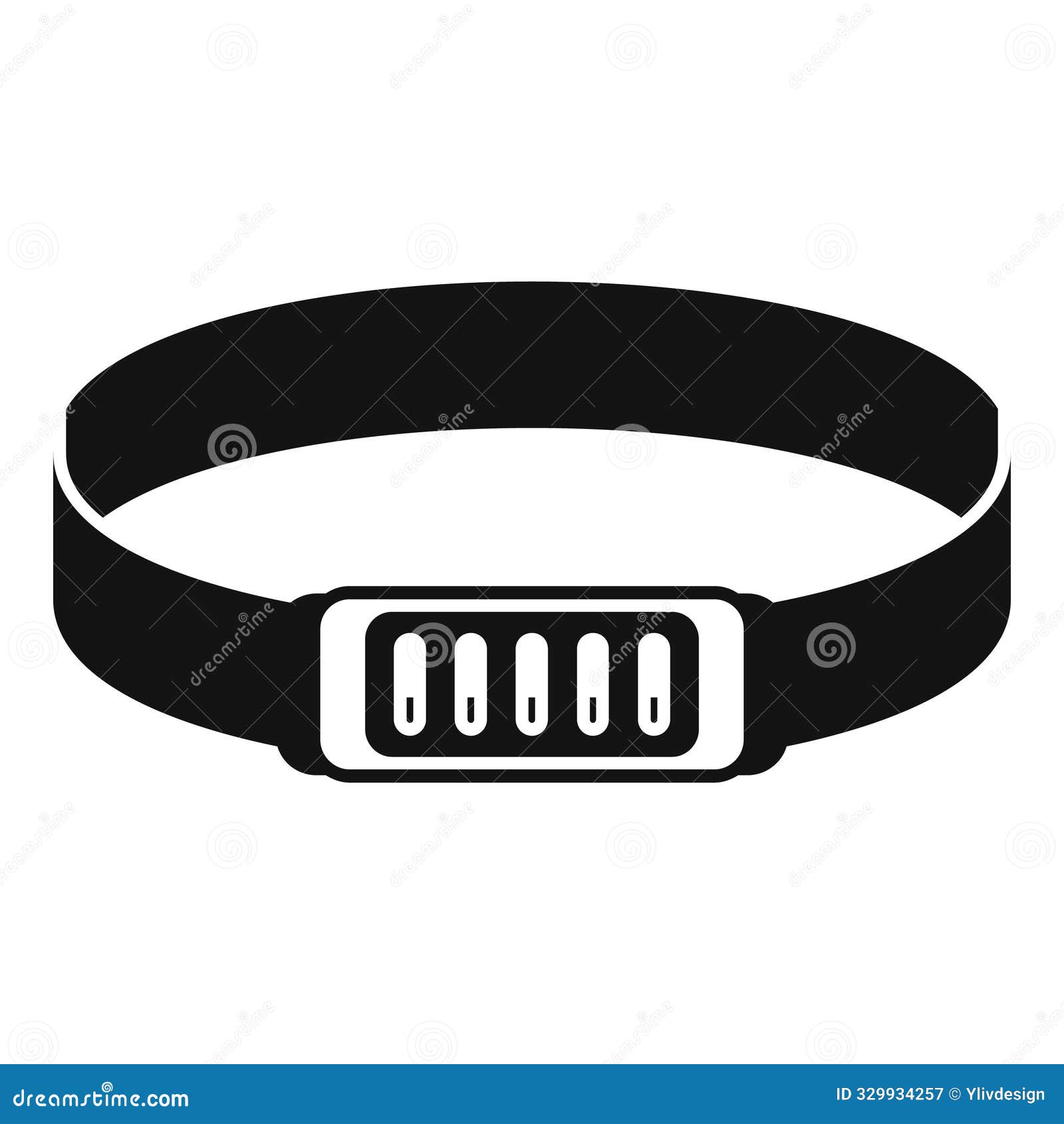 Headlamp Flashlight Equipment for Working in Darkness Icon Stock ...