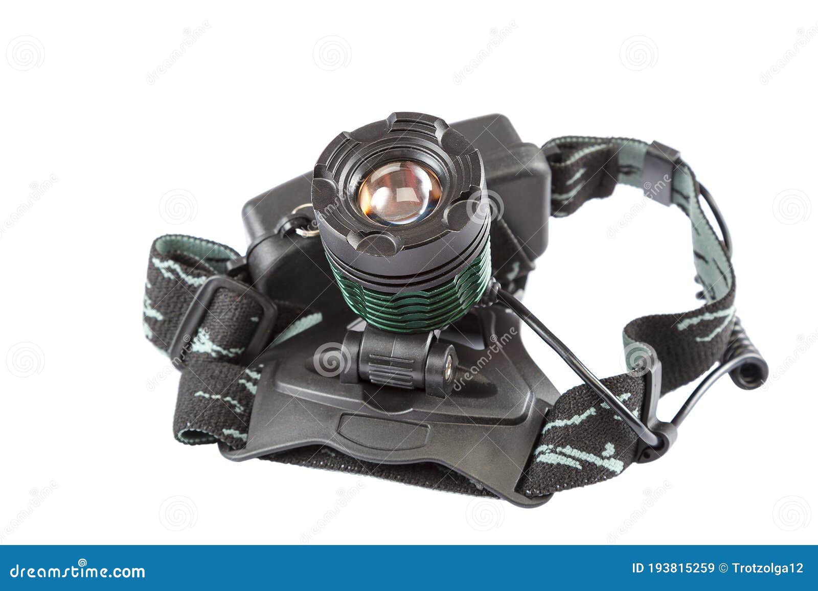 Headlamp Modern Isolated on a White Background Stock Image - Image of ...