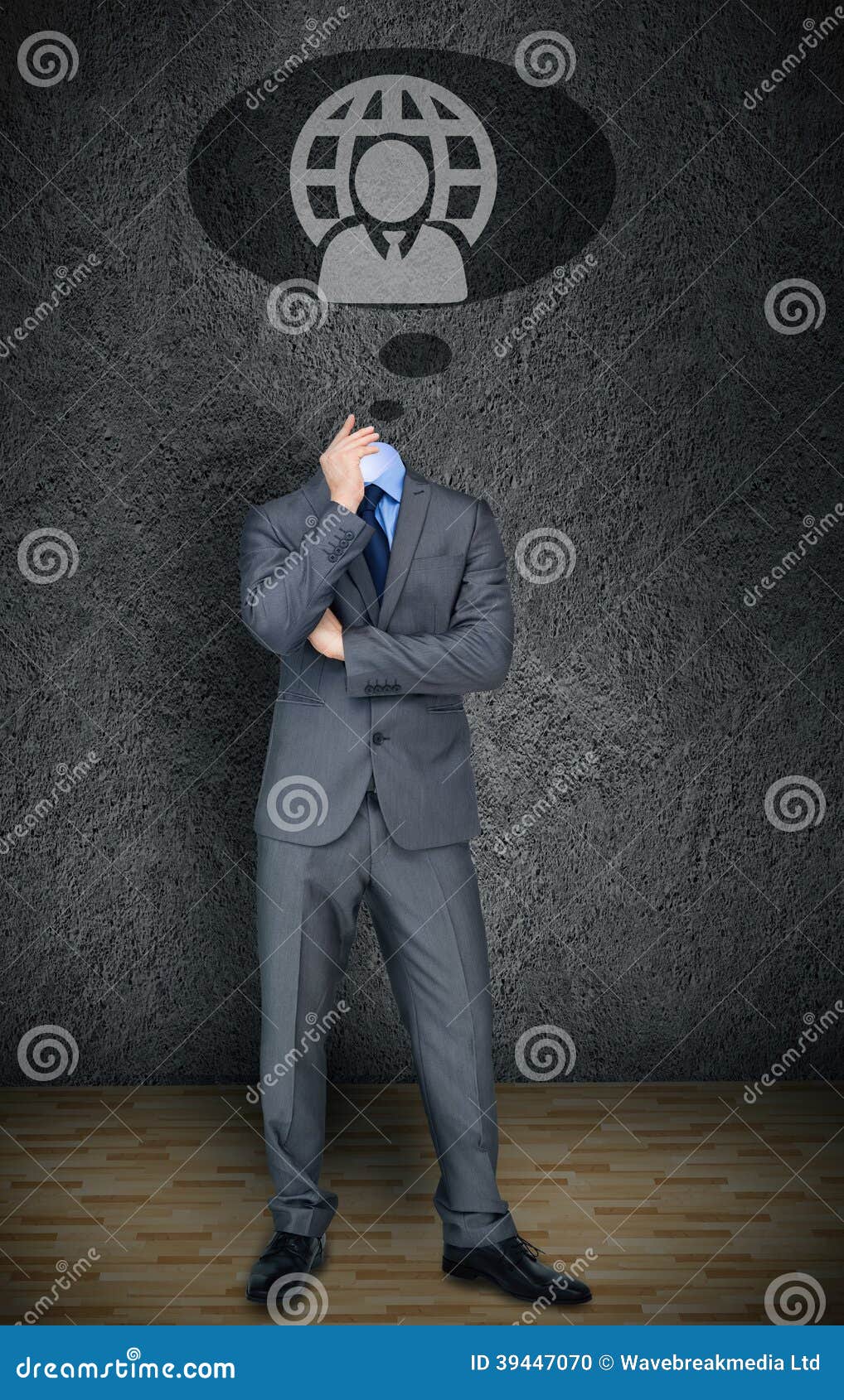 Headless Businessman Hidden Invisible Face Royalty-Free Stock Image ...