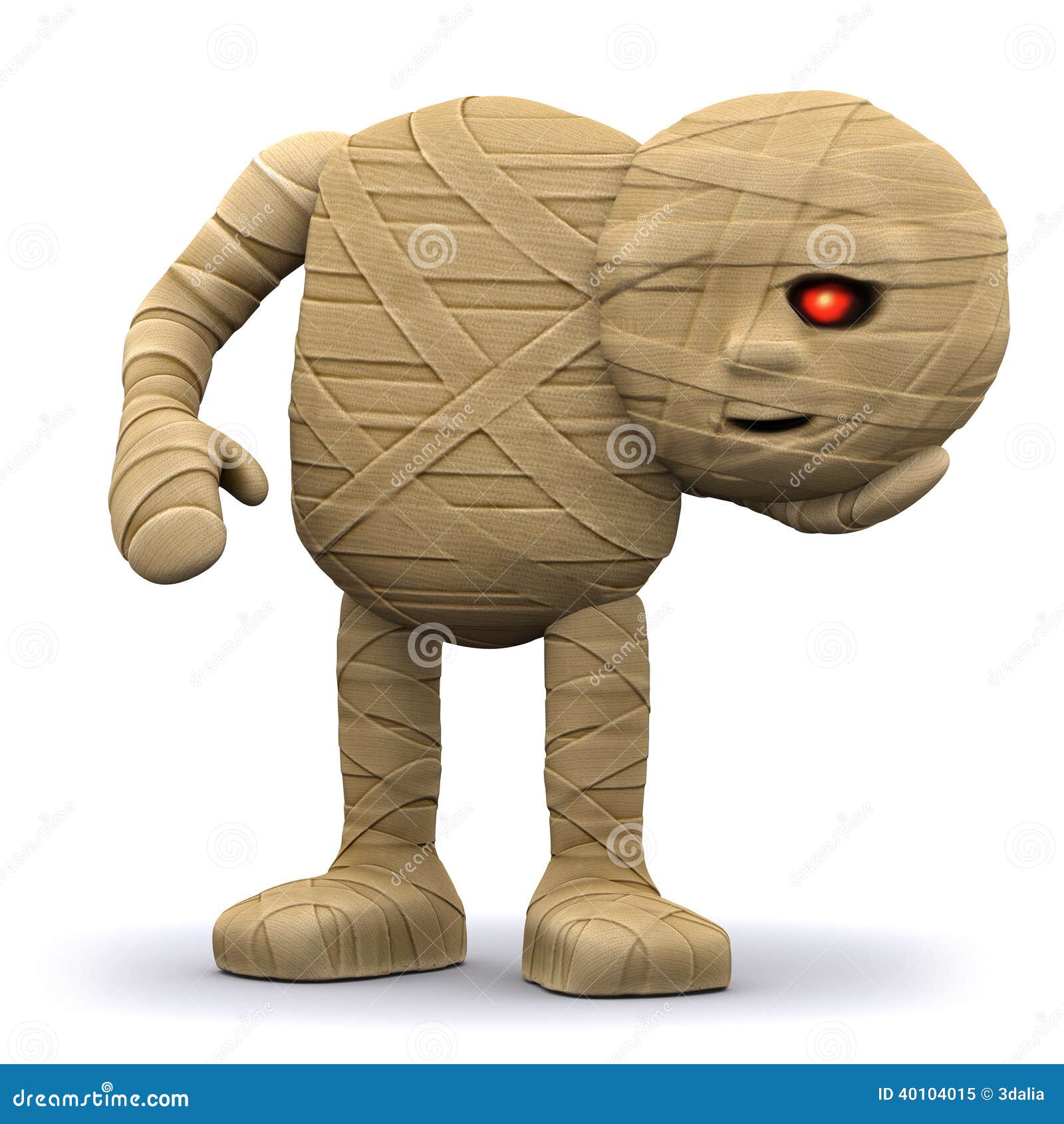 Headless 3d Egyptian Mummy Stock Illustration - Image: 40104015