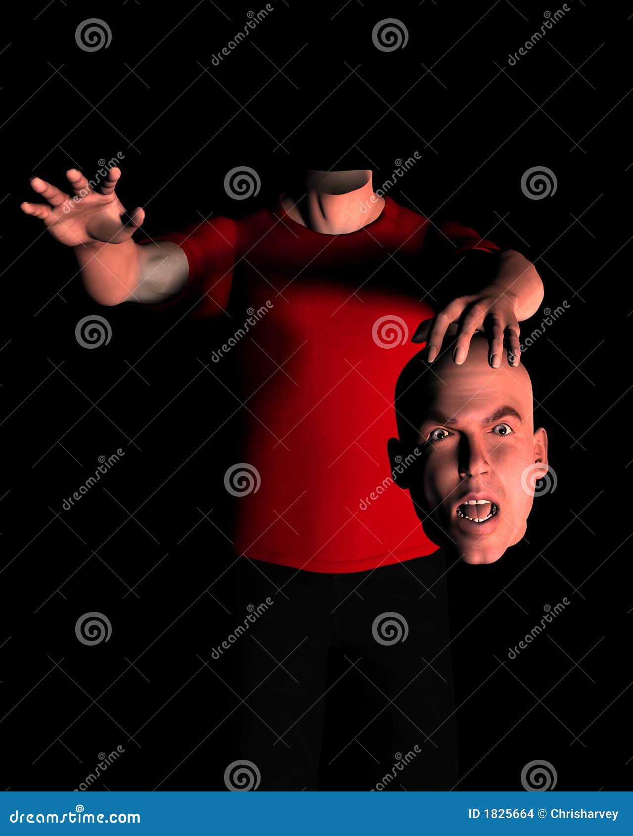Headless Man 16 stock illustration. Illustration of head - 1825664