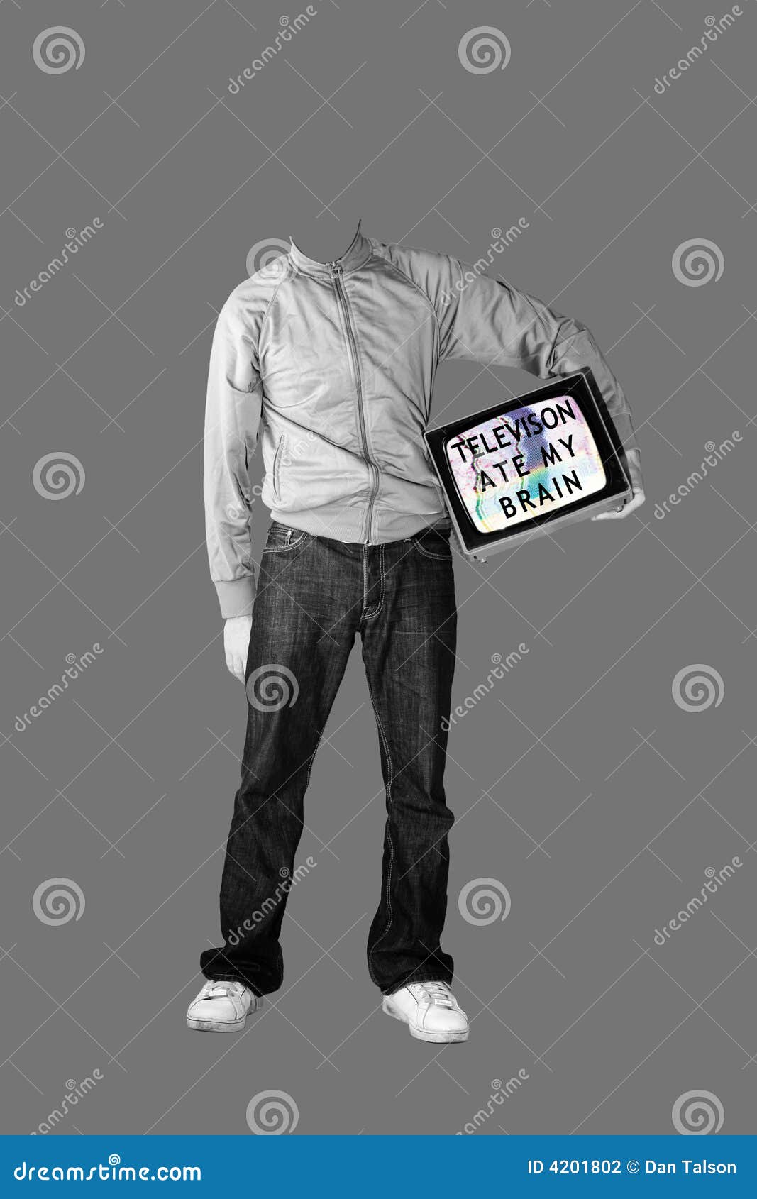 Headless man stock photo. Image of hitech, crackle, indistinct - 4201802