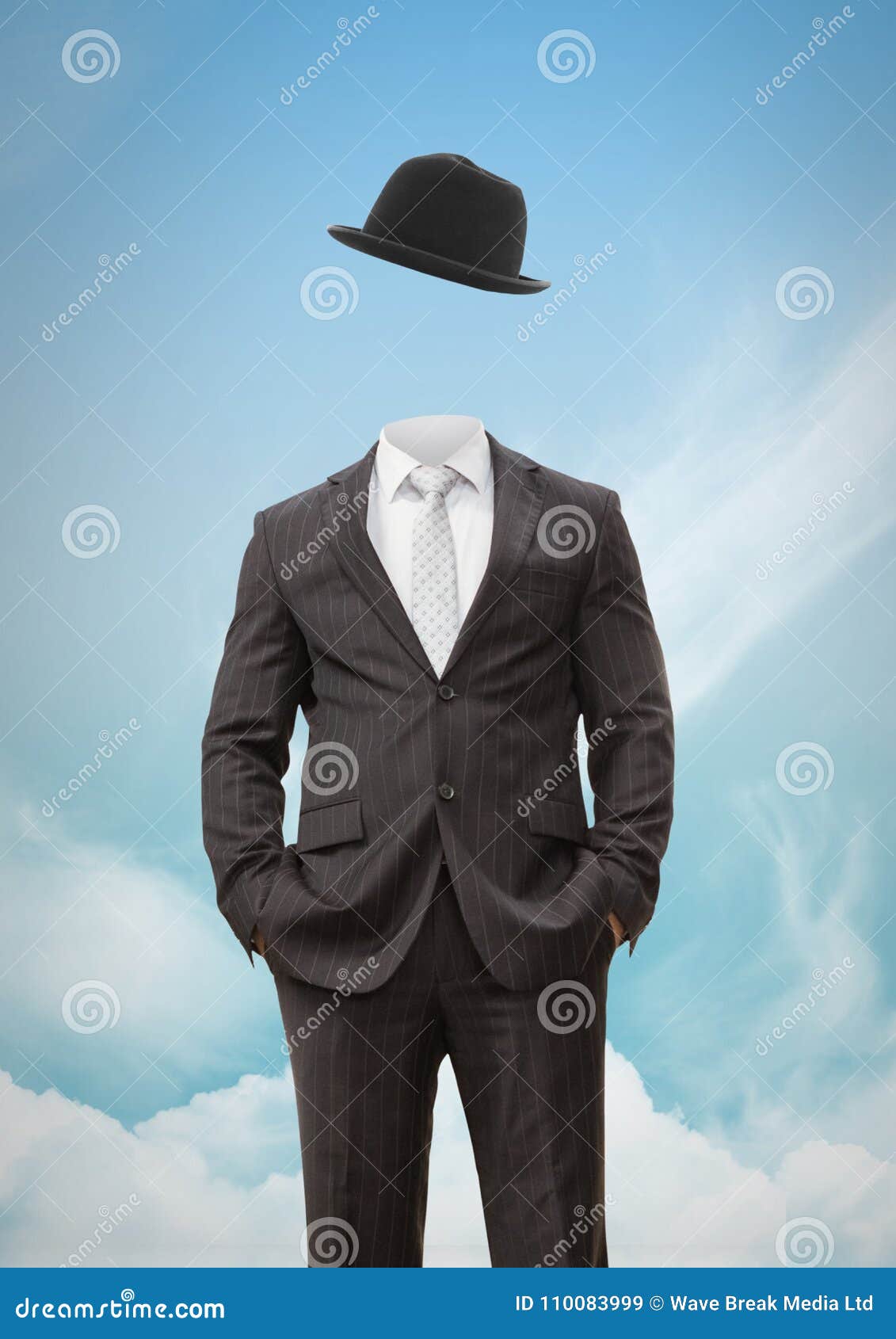 Headless Man With Floating Head Royalty-Free Stock Photo ...