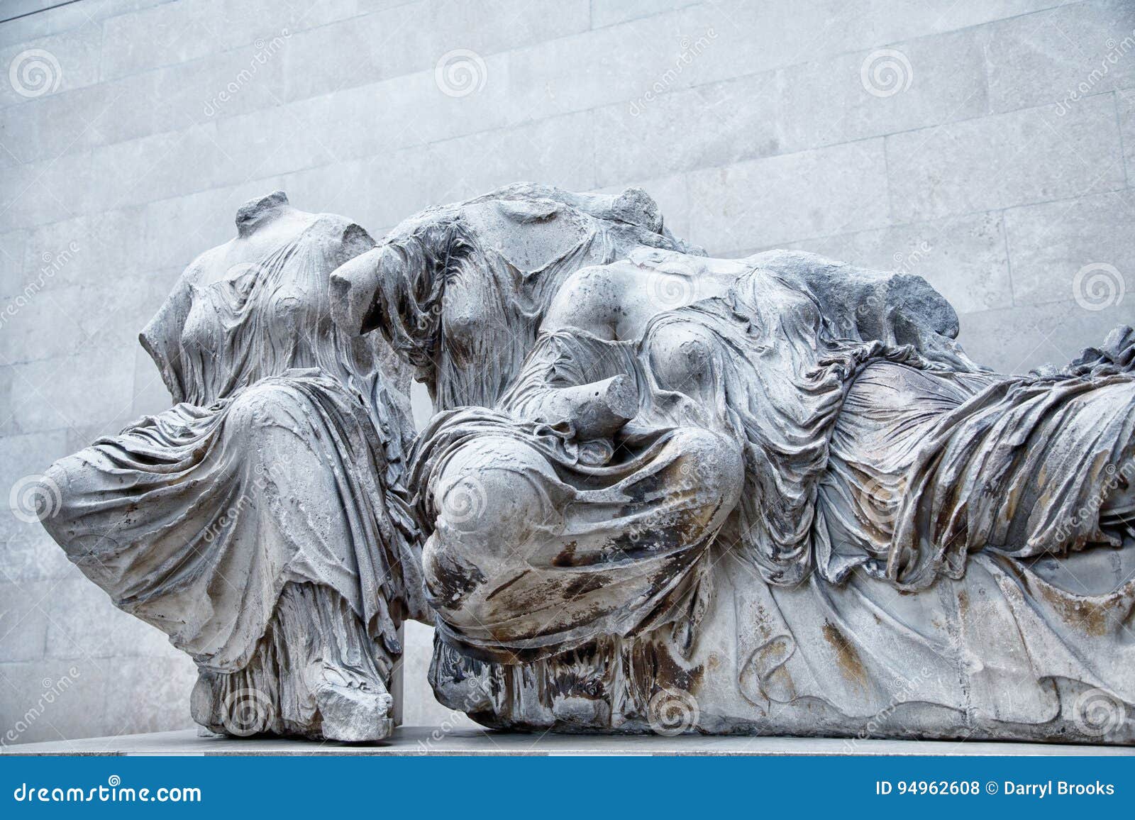 Ancient Headless Statue On A Pedestal Stock Image | CartoonDealer.com ...